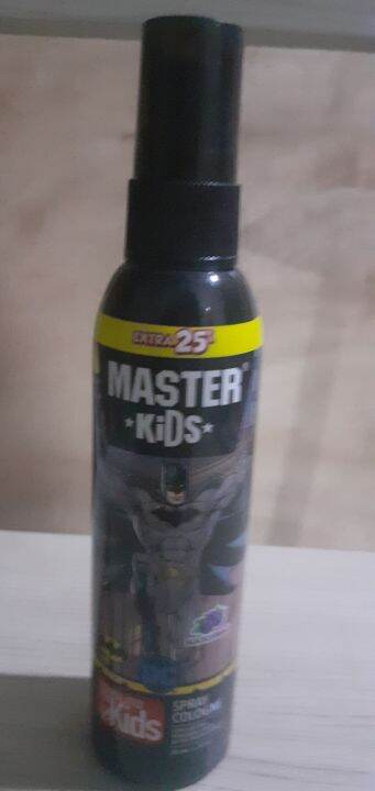 Master Kids Spray Cologne Batman Botol 80+20ml | Lazada Indonesia