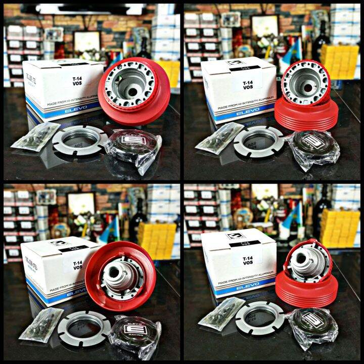 Elevo Red Edition T-14 Toyota Boss kit Steering Wheel Hub Adaptor ...