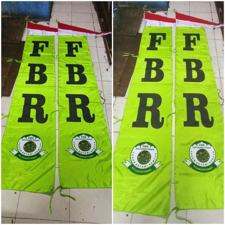 Umbul2 FBR( Forum Betawi Rempug )Ukuran Standar 3Mtr X 50cm | Lazada ...