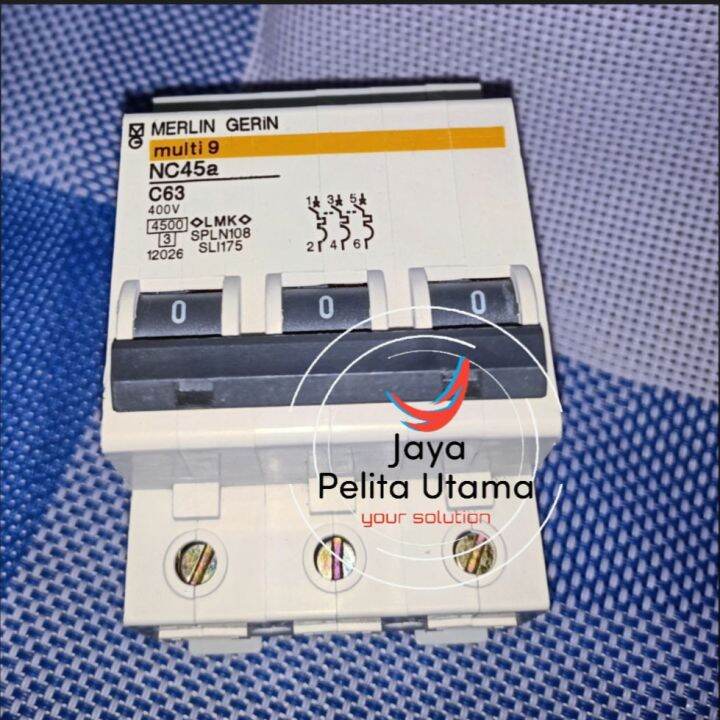mcb merlin gerin 63a 3p c63 | Lazada Indonesia