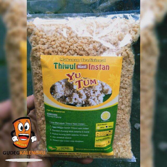 THIWUL / TIWUL INSTANT YU TUM KHAS GUNUNG KIDUL YOGYAKARTA | Lazada ...