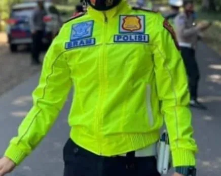 JAKET polisi,patwal dinas terbaru lengkap logo gratis nama | Lazada ...