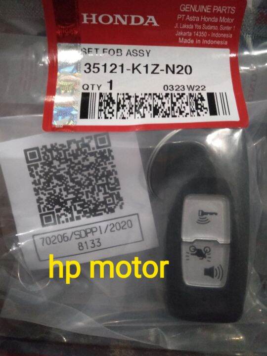 35121-K1Z-N20 REMOTE PCX160 PCX 160 SET FOB ASSY PCX160 PCX 160 ...