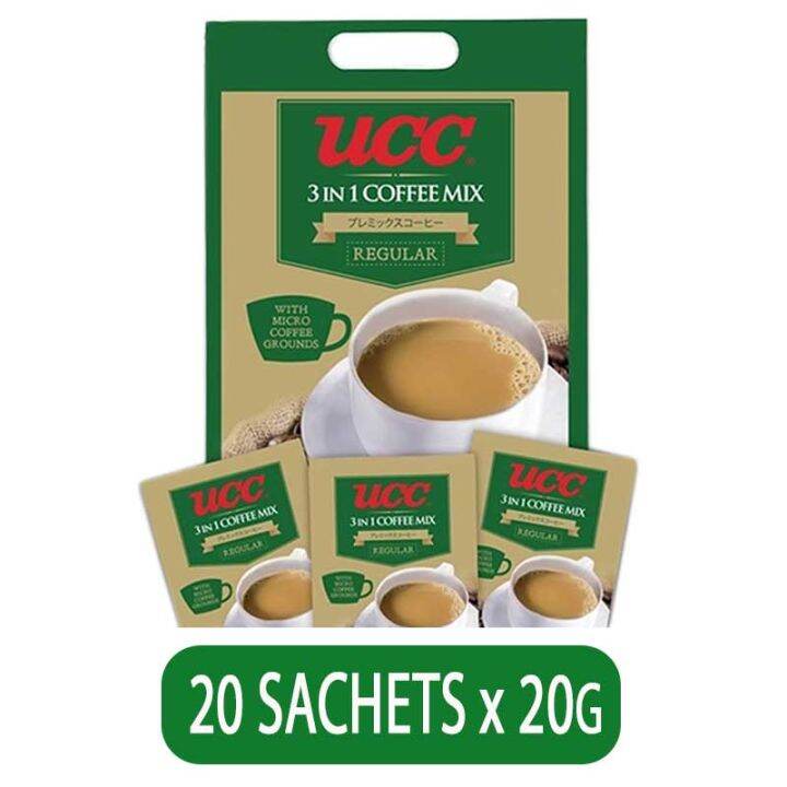 UCC 3-in-1 Coffee Mix REGULAR (20 sachets x 20g) | Lazada PH