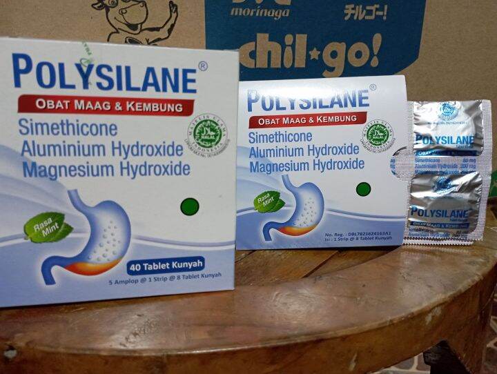 Polysilane tablet satu box isi 40 tablet | Lazada Indonesia