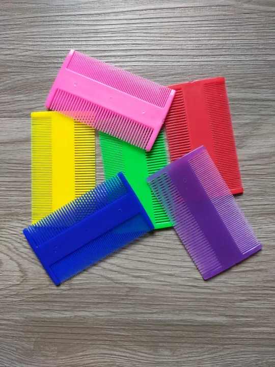 6pcs plastic hair harrow fine tooth comb suyod | Lazada PH