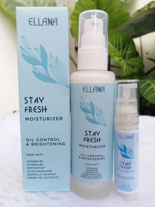 ELLANA Stay Fresh Moisturizer Oil Control & Brightening 60ml/10ml ...