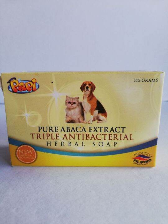 PAPI HERBAL SOAP, 115 grams, pure abaca extract triple antibacterial ... PAPI HERBAL SOAP, 115 grams, pure abaca extract triple antibacterial ...