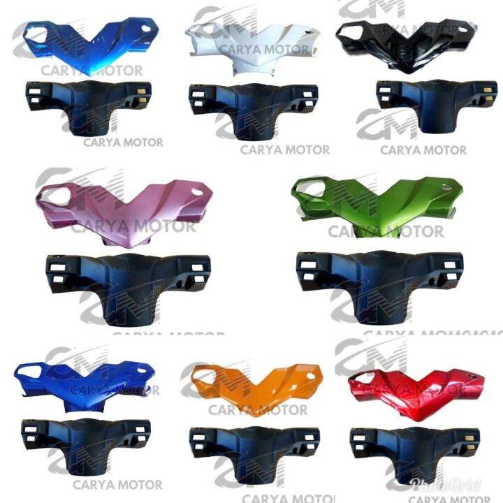 BATOK KEPALA DEPAN BELAKANG SET HONDA BEAT KARBU HITAM MERAH BIRU PUTIH ...