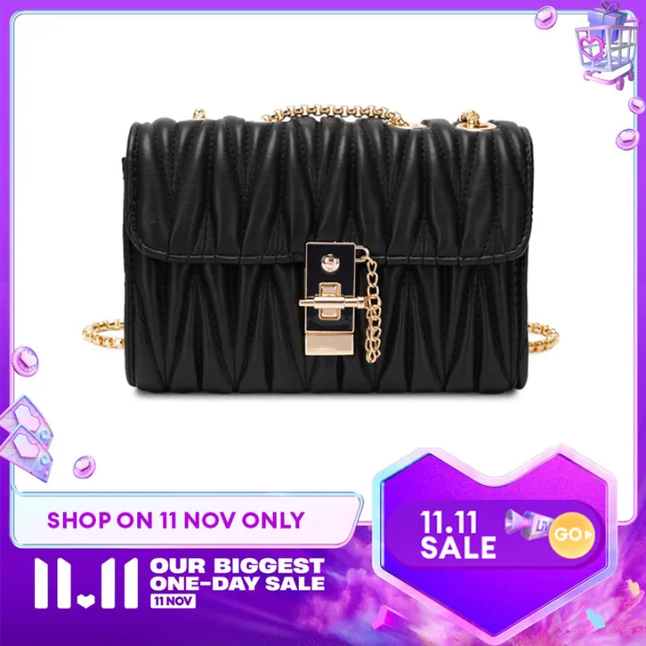 Delicate Lock Chain Bag Hot Girl Shoulder Bag Crossbody Bag | Lazada.co.th