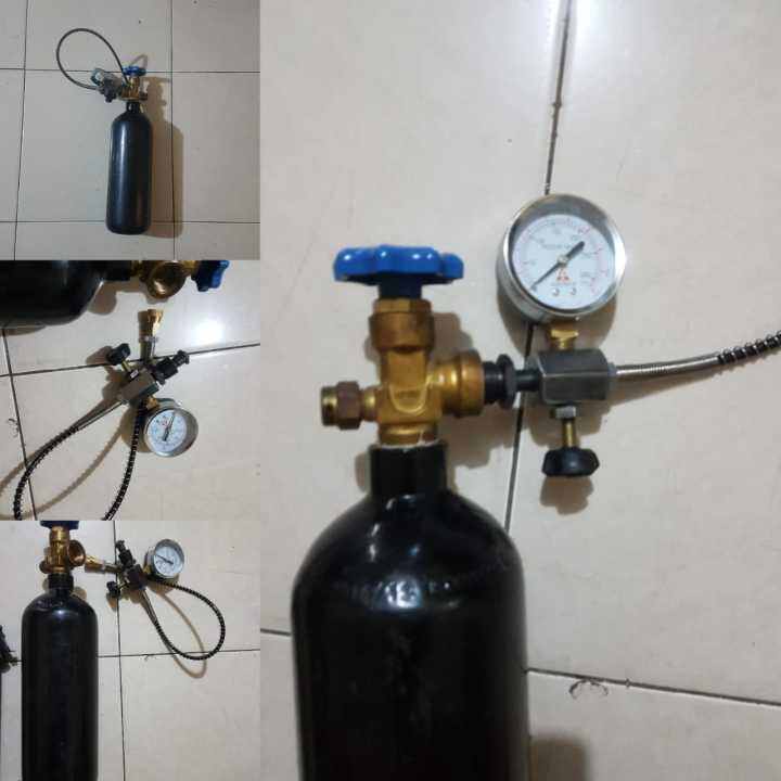 regulator pengisian tabung oksigen mini kupler | Lazada Indonesia