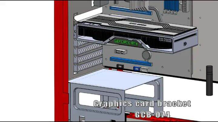 Telescopic Graphics Card Bracket Gpu Support Bracket Heavy Duty Video ...