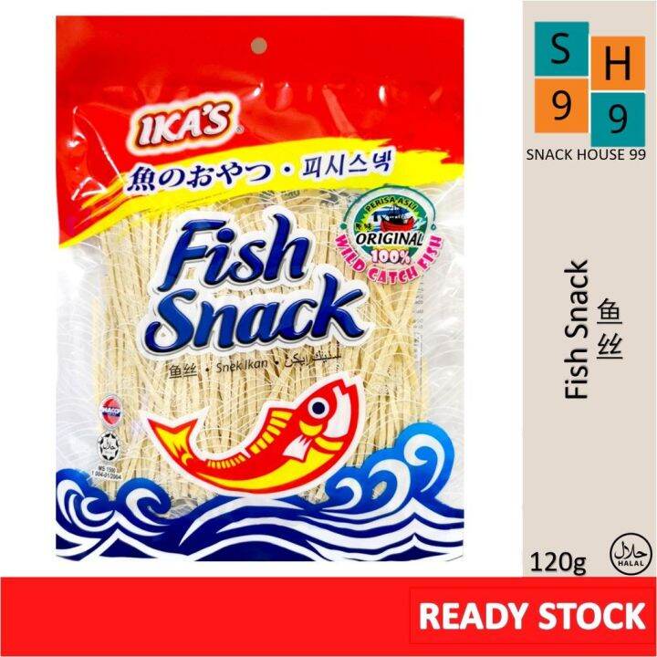 【120g】IKA‘S Fish Snack / Snek Ikan / 鱼丝【SnackHouse99】 | Lazada