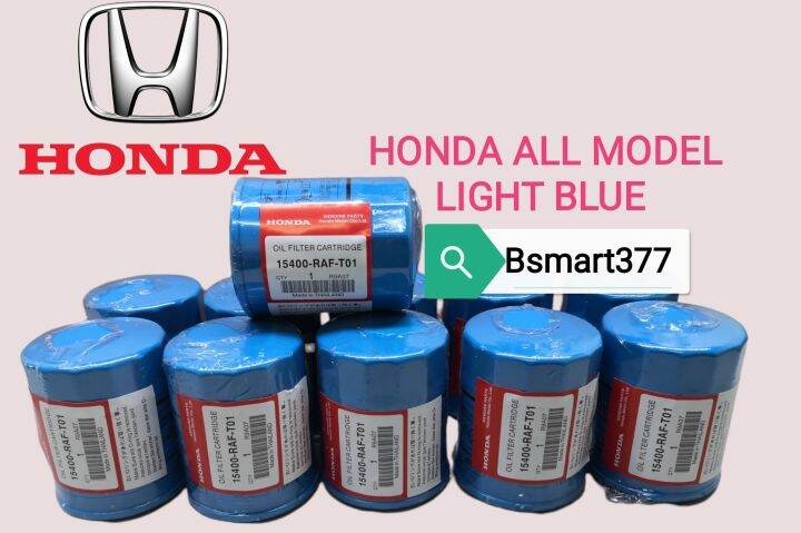 Honda oil filter 15400-raf-t01 jazz/civic/accord/odyssey/hrv/crv/brv ...