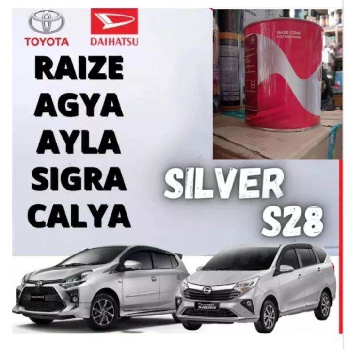 Cat Duco Toyota Silver S28 Cat Rush /Agya/Ayla/Sigra/Calya Cat Oplos ...