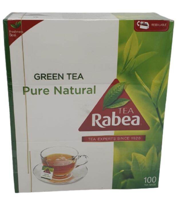 Rabea Green Tea- 100 tea bags | Lazada PH