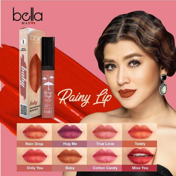 BELLA Matte Liquid Lipstick 7 colour💋💋 | Lazada