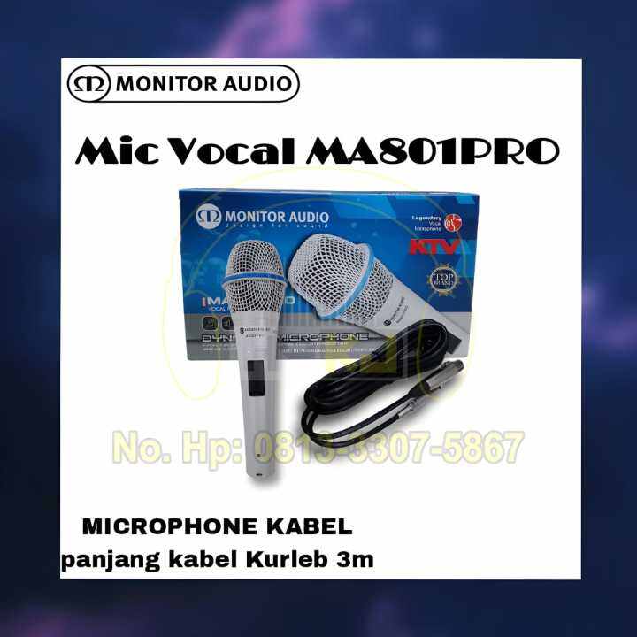 MICROPHONE KABEL MONITOR AUDIO MA801PRO mic kabel merk monitor audio ...
