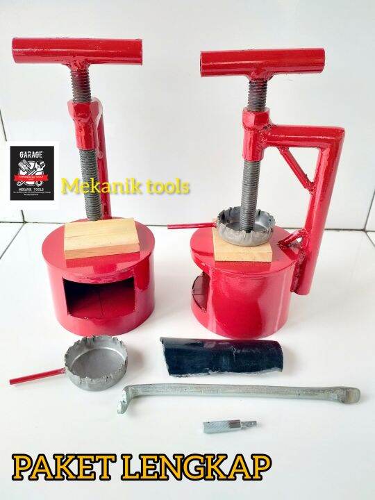 SEPAKET Alat Tambal Tempel Ban Bakar Sepeda Motor Cukil Ban Motor ...
