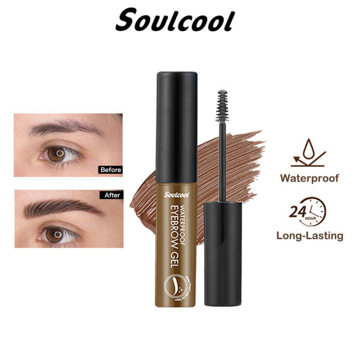Soulcool 3D Waterproof Eyebrow Gel Brush Eye Brow Gel Waterproof ...