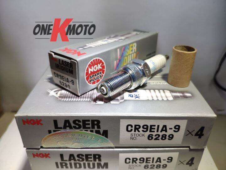 Original NGK Laser Iridium Spark plug CR9EIA-9 for Z1000, Ninja650, versys 650, vulcan650, etc ...