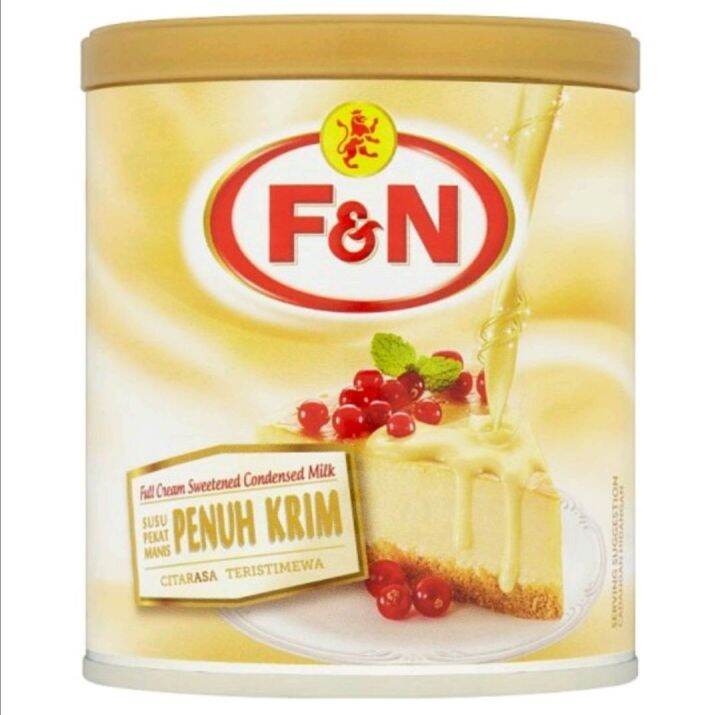 [Condensed Milk] F&N Full Cream Sweetened Condensed Milk | Susu Pekat Manis Penuh Krim 392g | Lazada