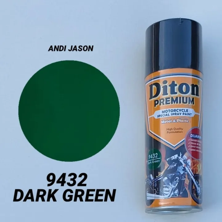 CAT SEMPROT DITON PREMIUM TAHAN BENSIN NO 9432 DARK GREEN | Lazada ...