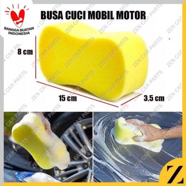 Spons alat pencuci motor dan mobil busa model jumbo | Lazada Indonesia