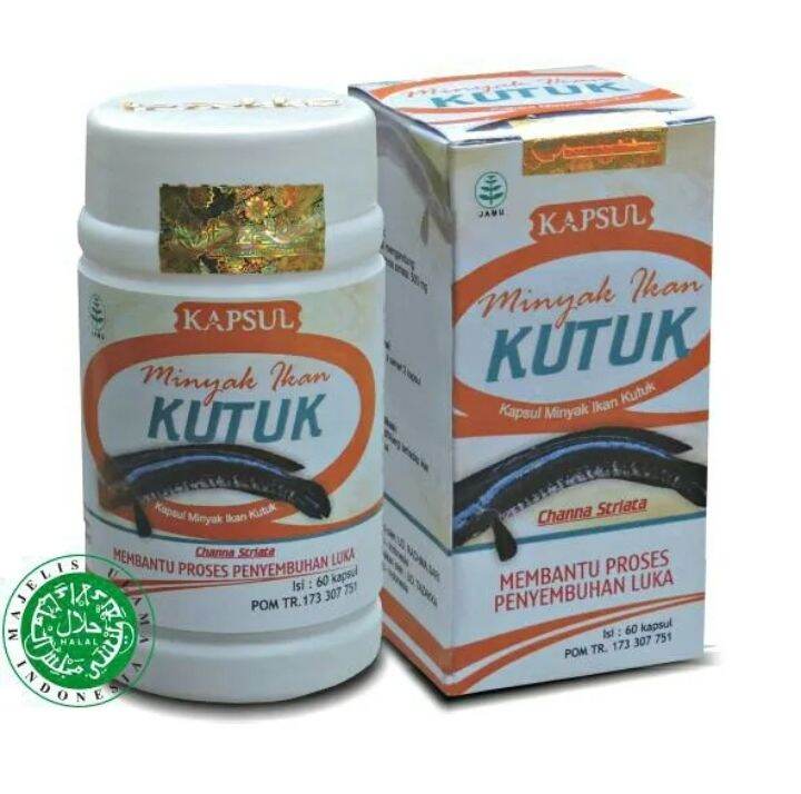 Kapsul Ikan Kutuk / Gabus isi 60 | Lazada Indonesia