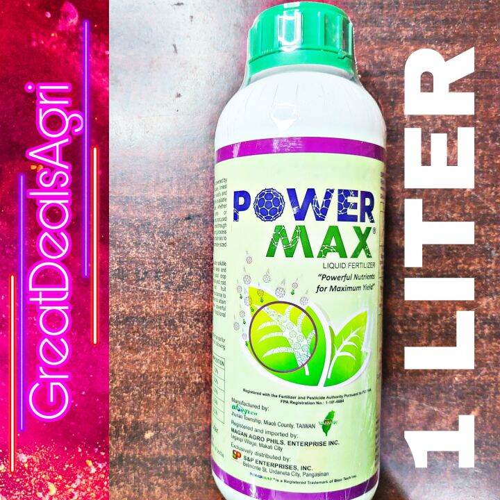 POWERMAX LIQUID FOLIAR FERTILIZER (1 LITER) S&P | Lazada PH