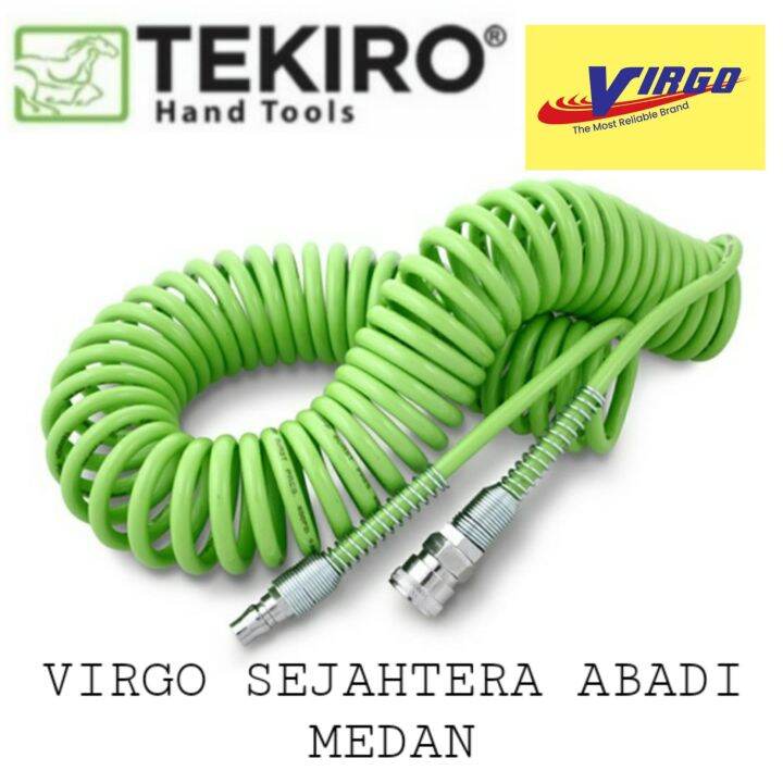 SELANG AT-RH1116 RECOIL HOSE 9 METER HIJAU WITH SPRING SELANG SPIRAL ...