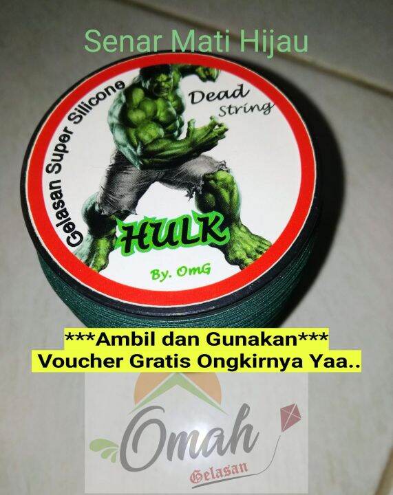 Gelasan Super Matot Hijau/Ijo 0.23 HULK Original 2000 yard | Lazada ...