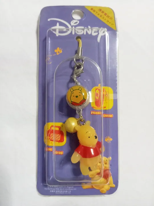 Winnie the Pooh, Miffy, Doraemon Netsuke Fashionable Phone Charms Japan ...