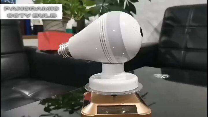 V380 PRO V2 cctv light bulb camera 1080P 360 Degree VR Starvis Fish-Eye ...