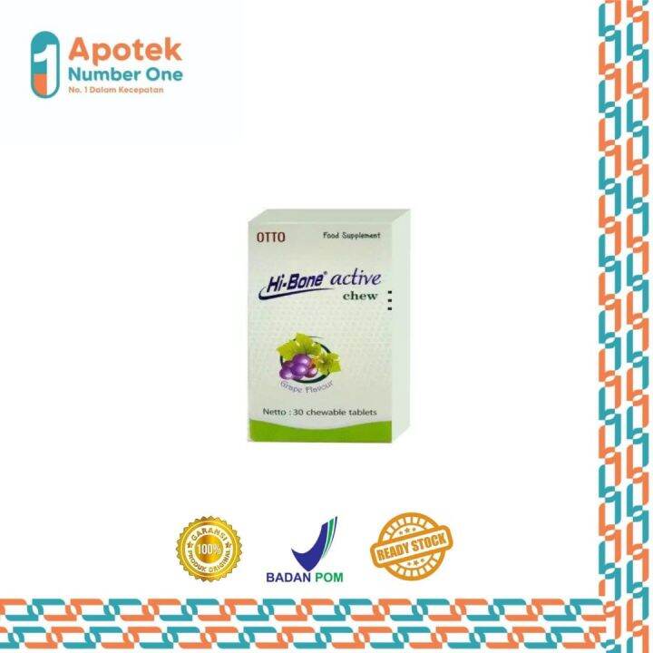 OTTO HI-BONE ACTIVE ISI 30 TABLET - Memenuhi Kebutuhan Kalsium ...