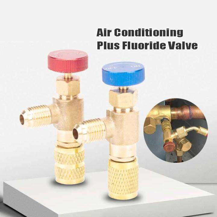 Liquid Safety Valve R410A To R22 Air Conditioning Plus Fluoride Valve 1 ...