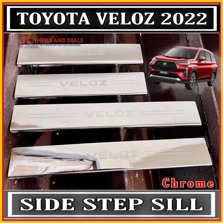 TOYOTA VELOZ 2022 SIDE STEP SILL (CHROME) | Lazada PH