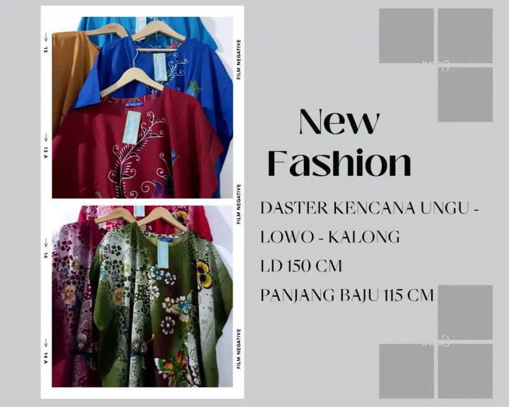 Daster Kencana Ungu - lowo original label biru | Lazada Indonesia