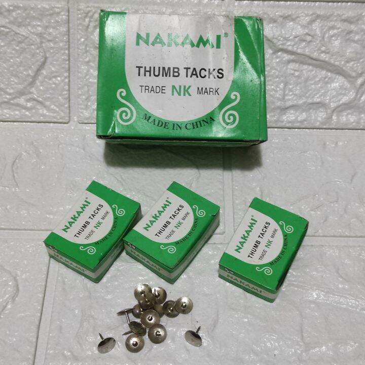 (1 Pack) Paku Payung - Paku Pines - Thumb Tacks (1 Pack isi 10 Dos ...