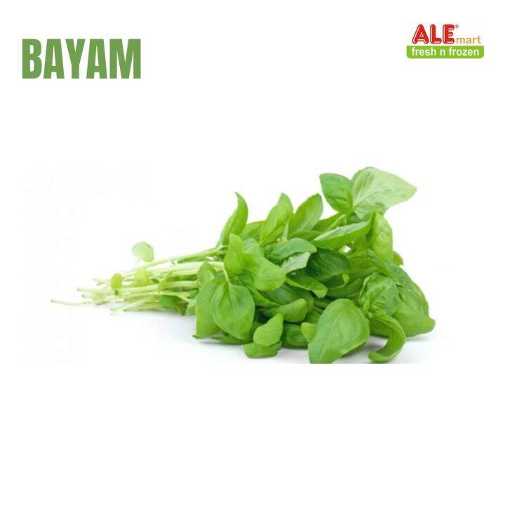 Sayur bayam fresh 1 ikat, sayur bayam seger, bayam fresh | Lazada Indonesia