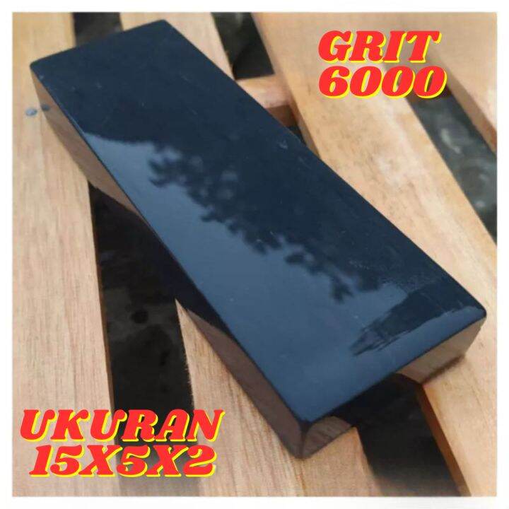 Batu Asahan Pisau Asli Alam Dimensi 15x5x2 Grit 6000 Super Halus ...