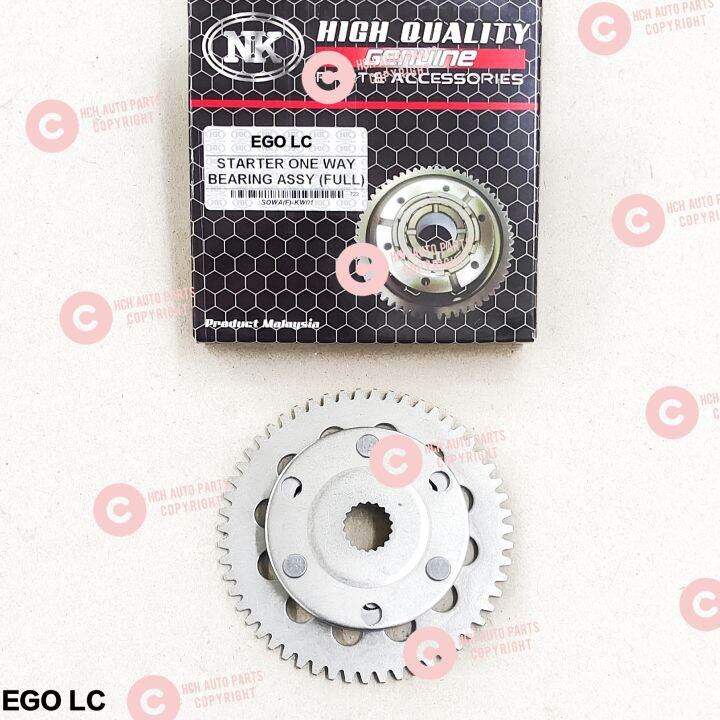 STARTER ONE WAY BEARING ASSY (WITH GEAR) - YAMAHA - EGO LC / NOUVO LC ...