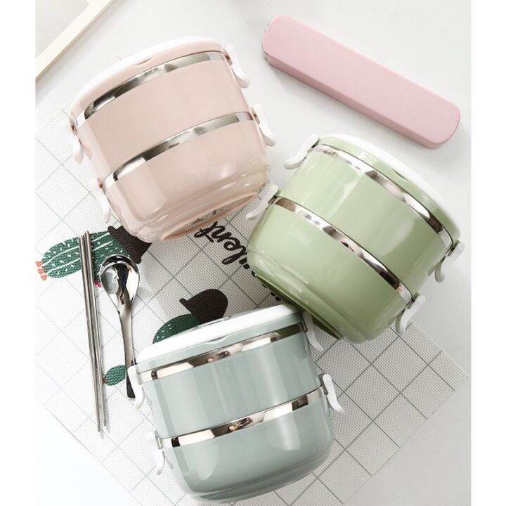 High Quality Lunch Box 3 Layers / 2 Layers Stainless Steel | Lazada PH