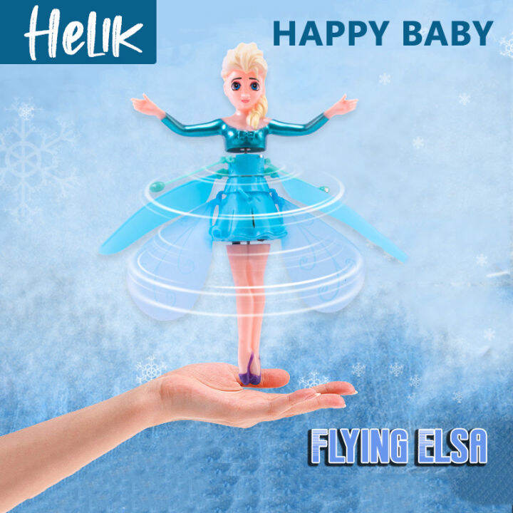 HOT SALE Frozen Elsa Peri Terbang Mainan Terbang Remote Control ...