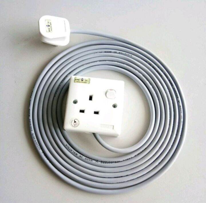 [1 Way 23/.0016] Socket Extension Box Set | Trailing Extension Wayar ...