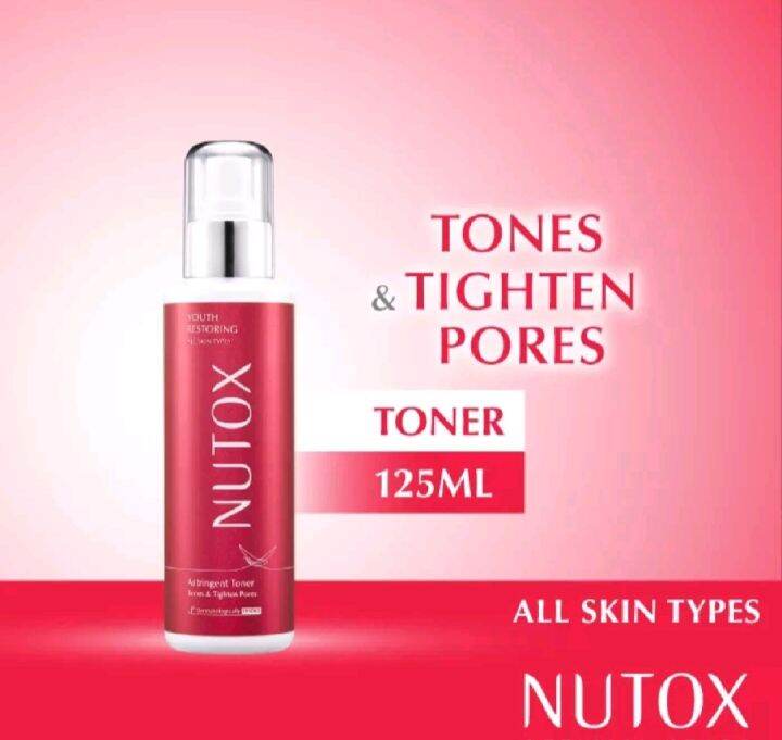NUTOX Youth Restoring Astringent Toner - All Skin 125ml Exp 2026 | Lazada