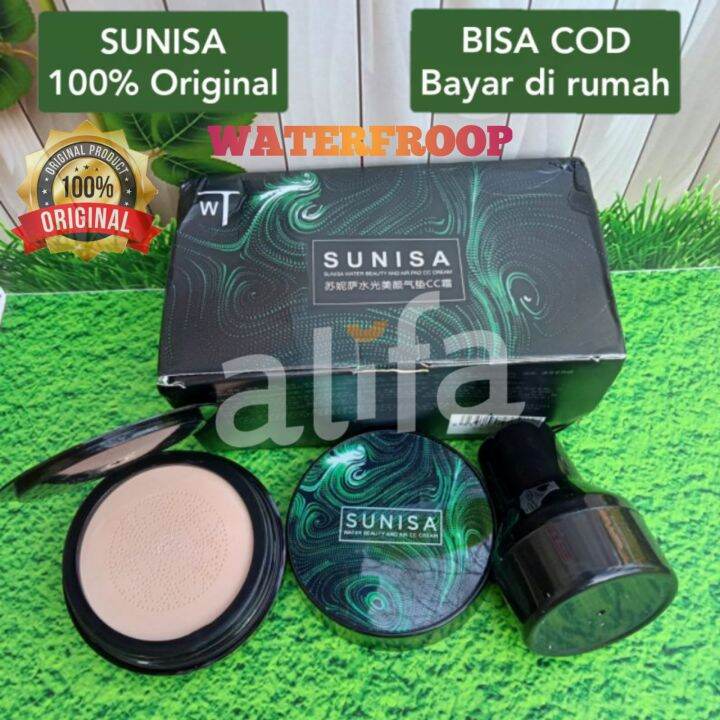 SUNISA AIR CUSHION CC CREAM WATERFROOF FOUNDATION | Lazada Indonesia