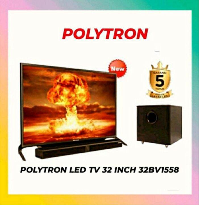 LED TV POLYTRON 32 INCH 32BV1558/TV LED POLYTRON 32 INCH SOUNDBAR/LED POLYTRON SOUNDBAR | Lazada ...