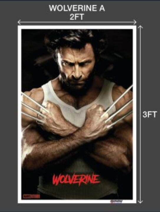 WOLVERINE TARPAULIN POSTER 2X3FT | Lazada PH