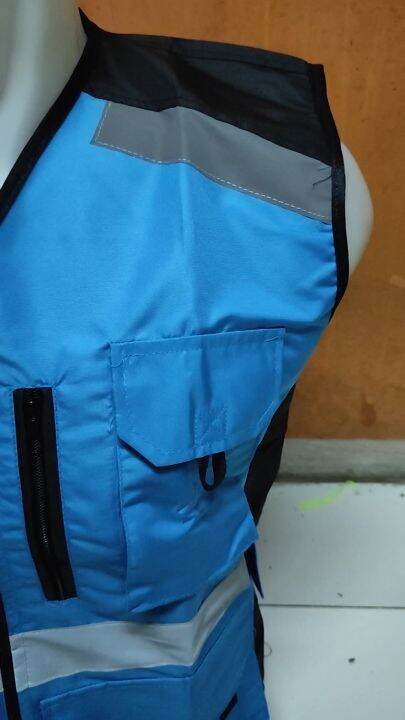Rompi Safety Bahan Taslan Premium Anti Air Terbaru | Rompi Proyek ...